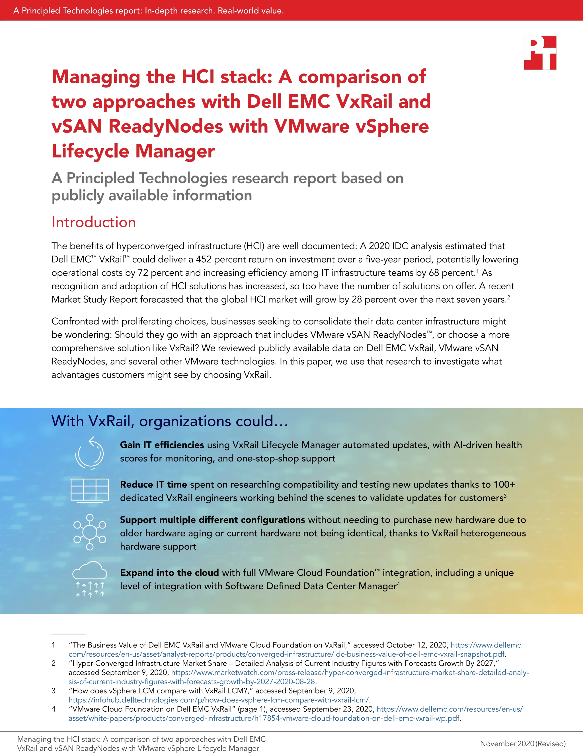 Managing the HCI stack: A comparison of two approaches with Dell EMC ...