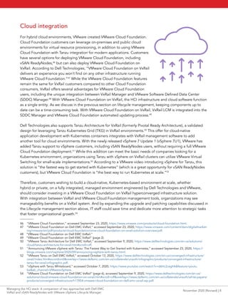 Managing the HCI stack: A comparison of two approaches with Dell EMC VxRail and vSAN ReadyNodes ...