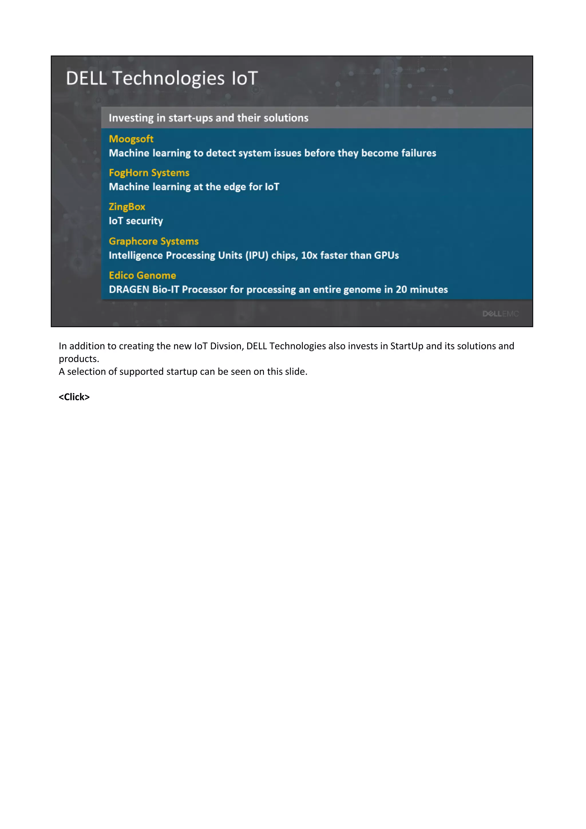 DELL Technologies - The IoT Value Chain - Solutions for the Smart World (Handout) - Dell EMC IoT ...