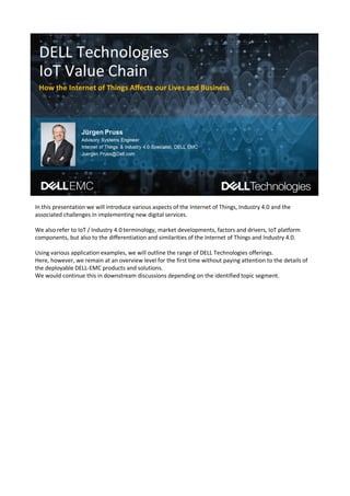 DELL Technologies - The IoT Value Chain - Solutions for the Smart World ...