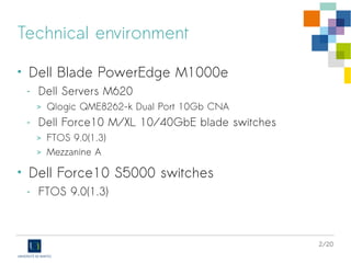 Building a Converged Infrastructure based on FCoE, Dell Blades and ...