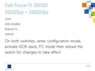 Building a Converged Infrastructure based on FCoE, Dell Blades and ...