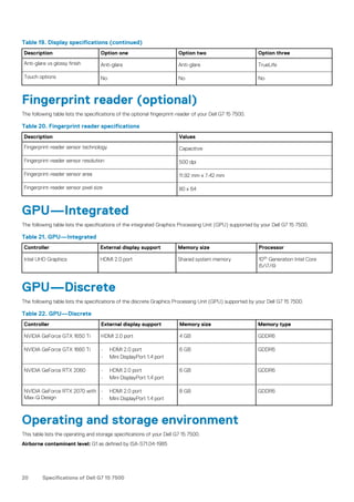 Dell g7 7500 | PDF