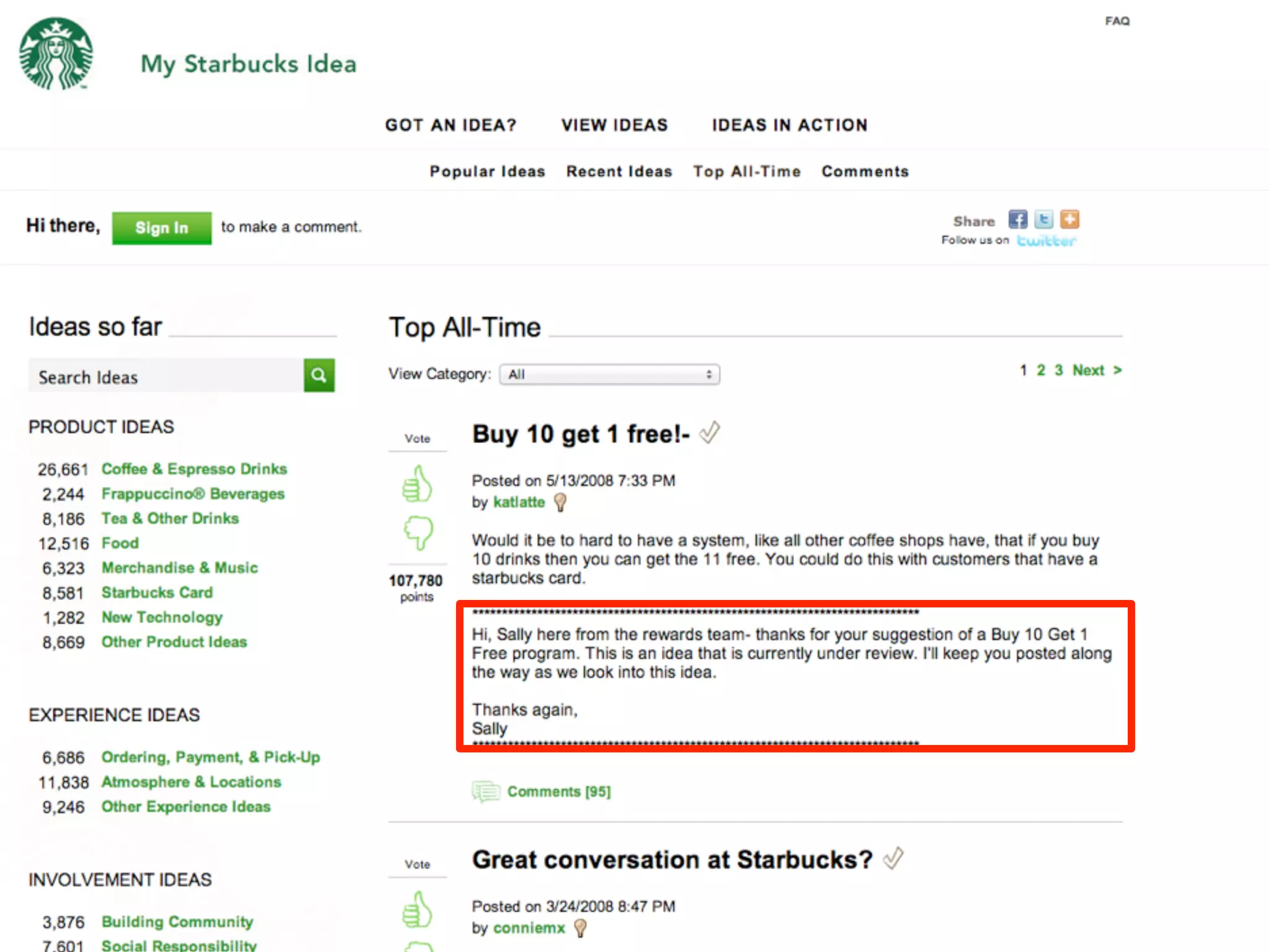 Starbuck, Dell hell - Why and How Listen - 2012 | PPT