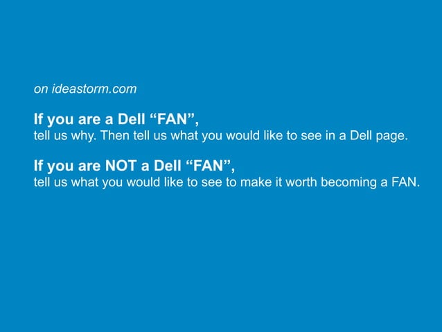 Starbuck, Dell hell - Why and How Listen - 2012 | PPT | Free Download