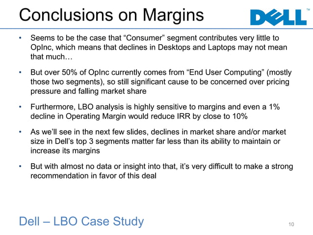 DELL-LBO-Case-Study-Presentation.pdf Example | PDF