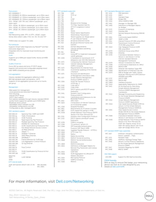 Dell networking-x-series-spec-sheet | PDF