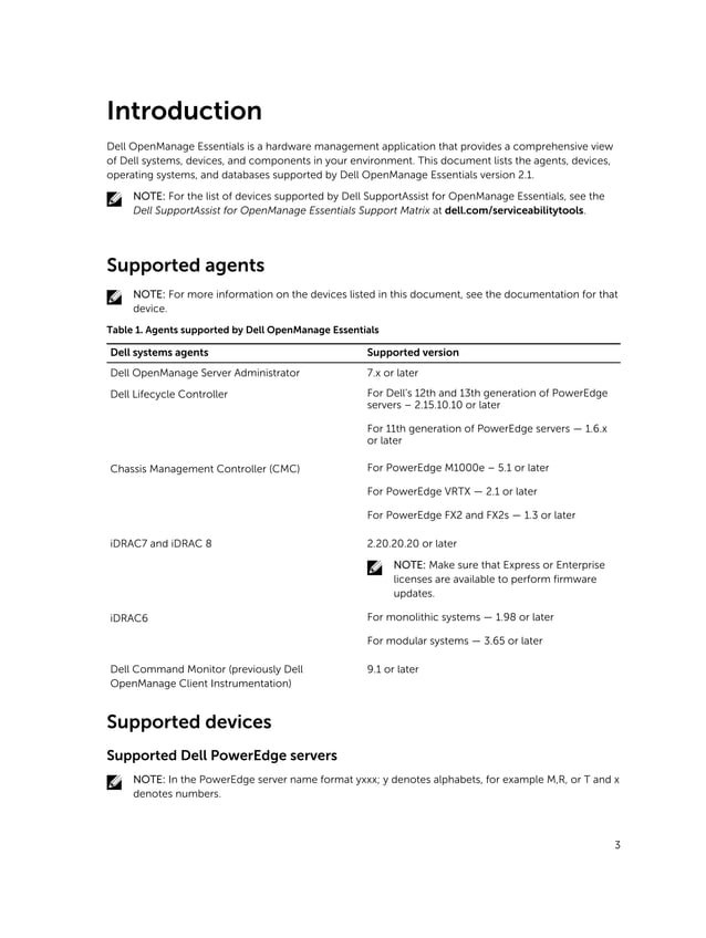 Dell openmanage-essentials-v2.1 reference guide-en-us | PDF | Operating ...