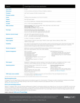 Dell poweredge-r730-spec-sheet | PDF