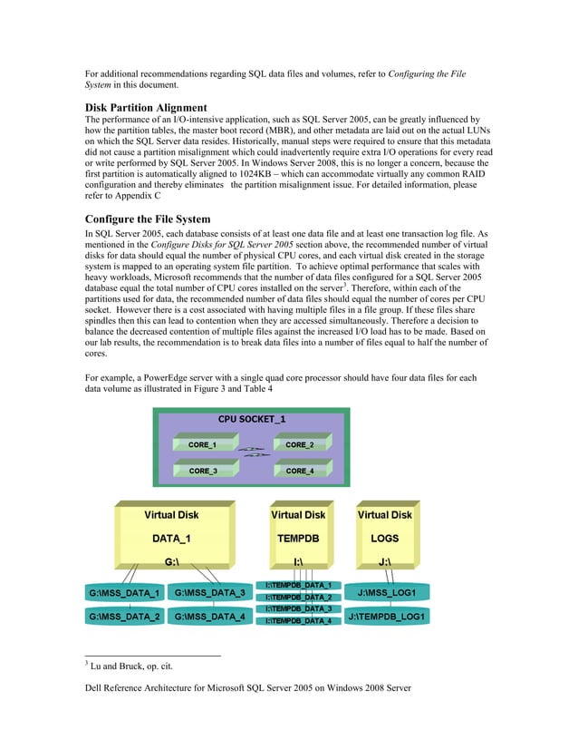 Dell Reference Architecture Guide Deploying Microsoft® SQL ... | PDF
