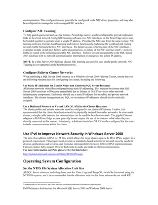 Dell Reference Architecture Guide Deploying Microsoft® SQL ... | PDF