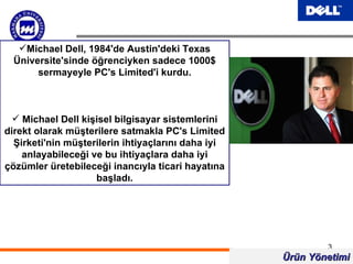 DELL - ÜRÜN YÖNETİMİ - PAZARLAMA | PPT