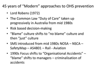 45 years since Robens... and not much has changed | PPT