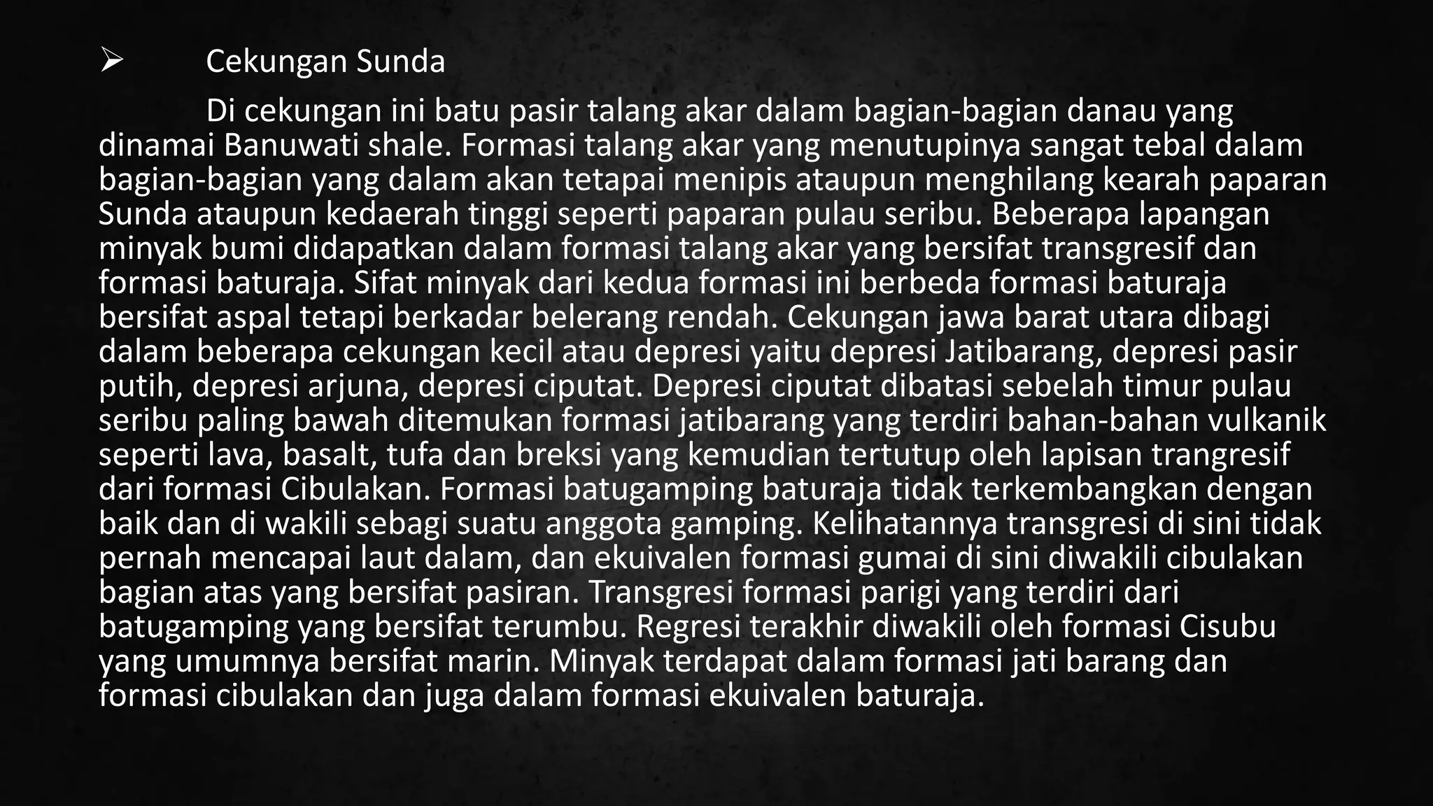 Geologi Minyak dan Gas Bumi di Indonesia Bab 9 - RR. Koesoemadinata | PPTX