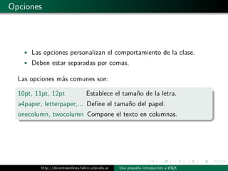 Una pequeña introducción a LATEX | PDF
