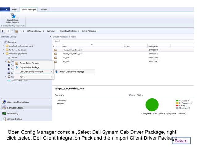 Dell biz client driver cab os deployment using sccm dcip | PPTX