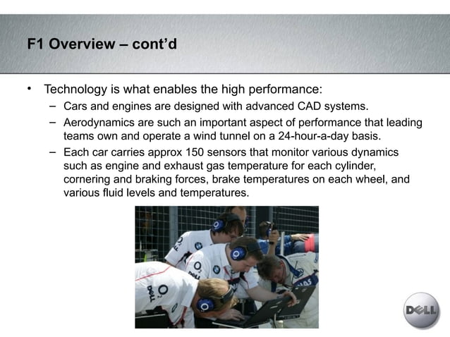 Dell BMW Sauber Sponsorship Overview | PPT | Automotive Industry ...