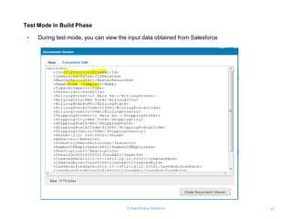 Dell Boomi AtomSphere - A presentation by RapidValue Solutions | PDF
