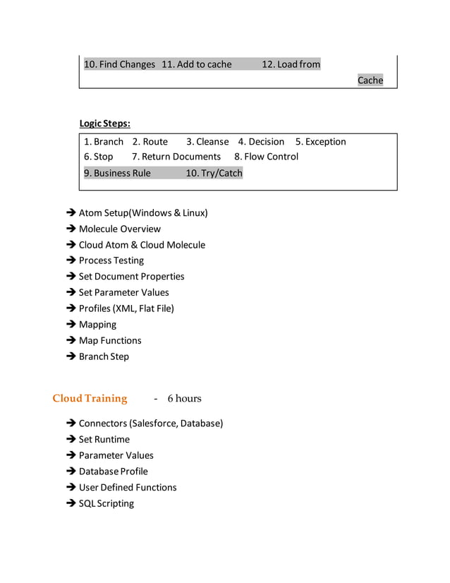 DELL BOOMi CLOUD INTEGRATION ONLINE TRAINING | PDF