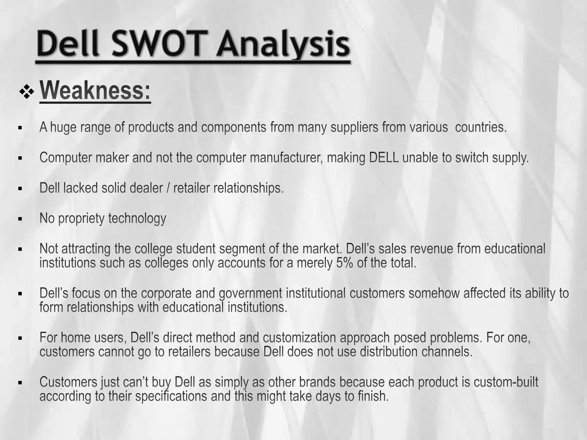 Dell Business Model | PPT