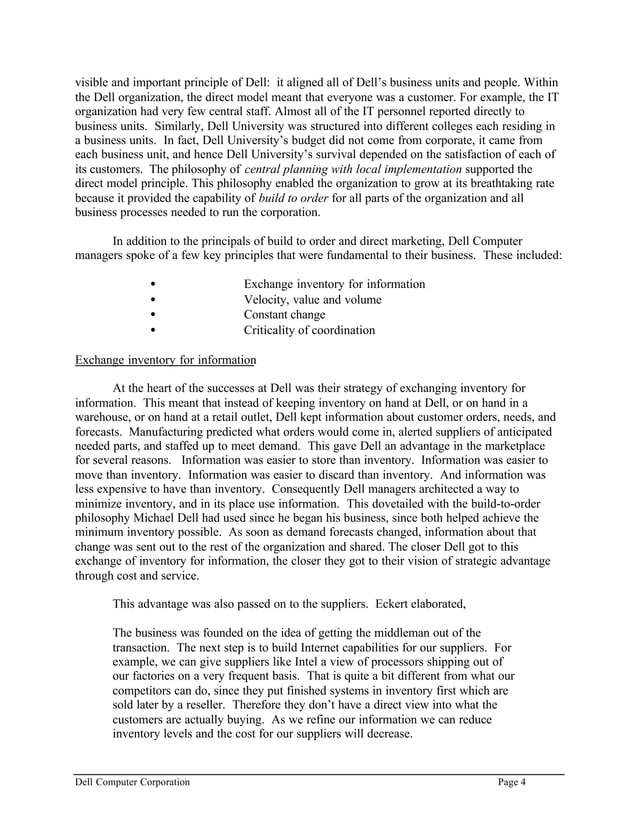 Dell case study | PDF