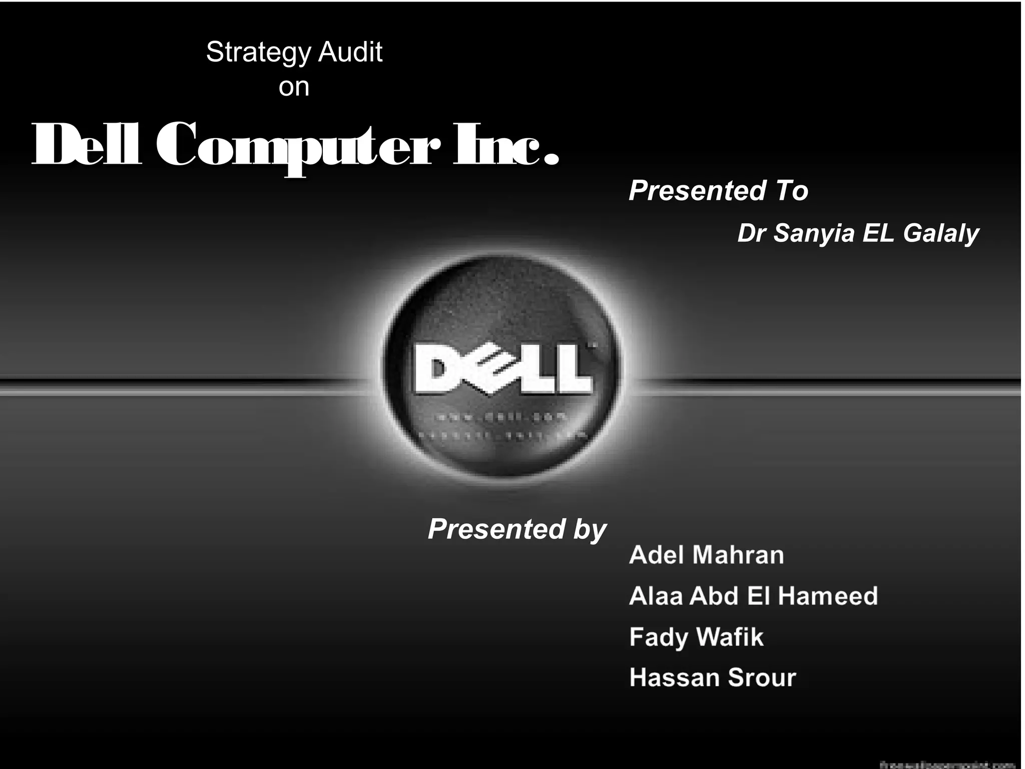 Dell case study aaaa | PPT