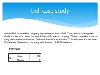 data analysis presentation: Dell case study | PDF