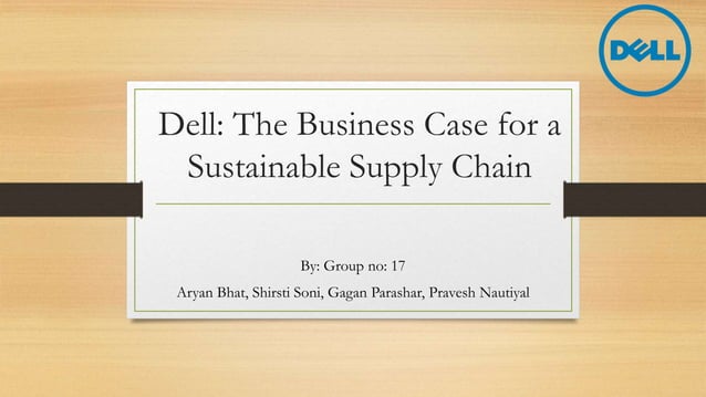 Dell case study by Aryan Bhat | PPT