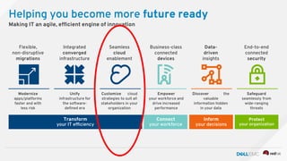 Dell cloud solutions for the future – ready enterprise | PPT