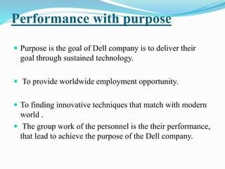 Dell company | PPTX | Green Solutions | Business