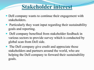 Dell company | PPTX | Green Solutions | Business