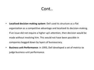 Dell corporation | PPTX | Business | Business and Finance