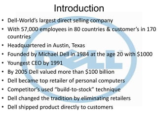 Dell Corporation Management Control System | PPTX | Business | Business ...