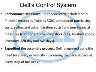 Dell Corporation Management Control System | PPTX | Business | Business ...