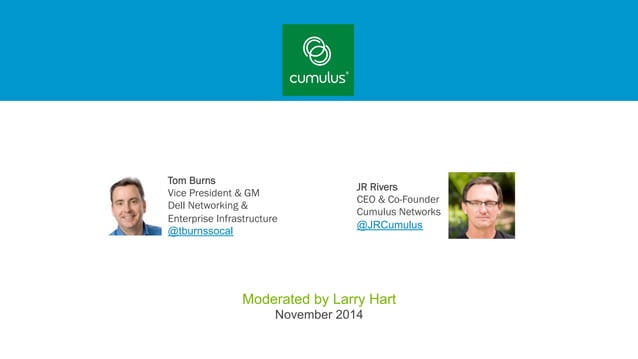 The Software-Defined Data Center - Dell and Cumulus Networks | PPT