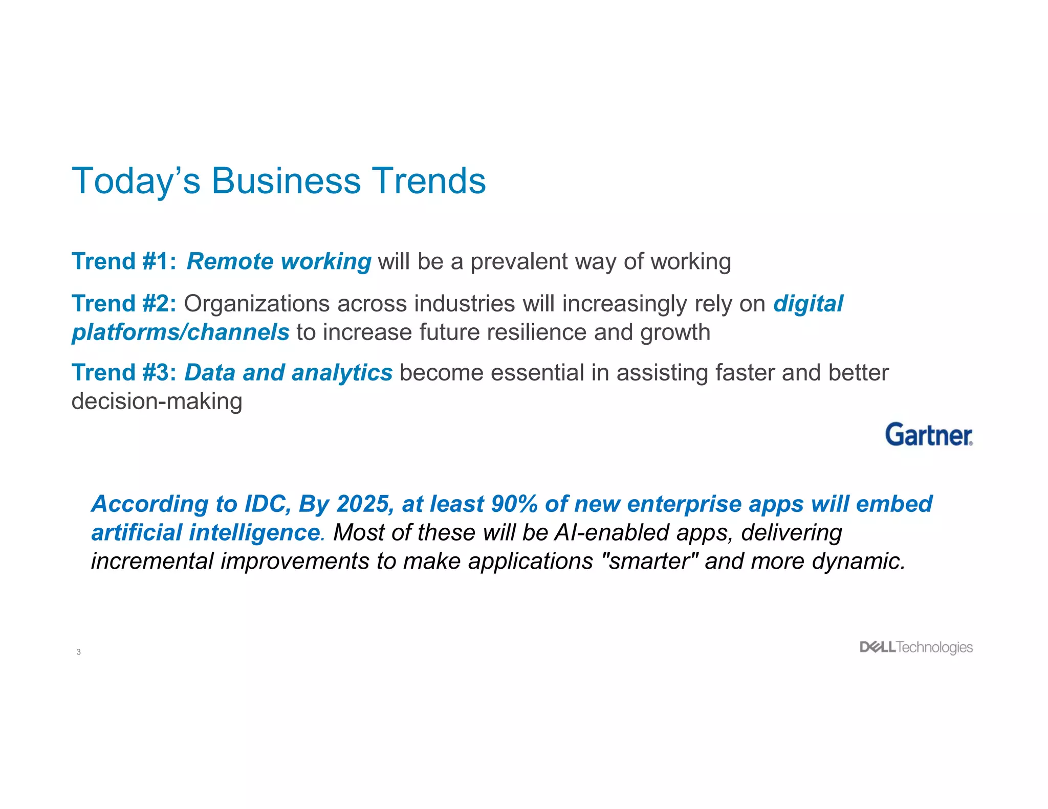 Dell Digital Transformation Through AI and Data Analytics Webinar | PDF ...