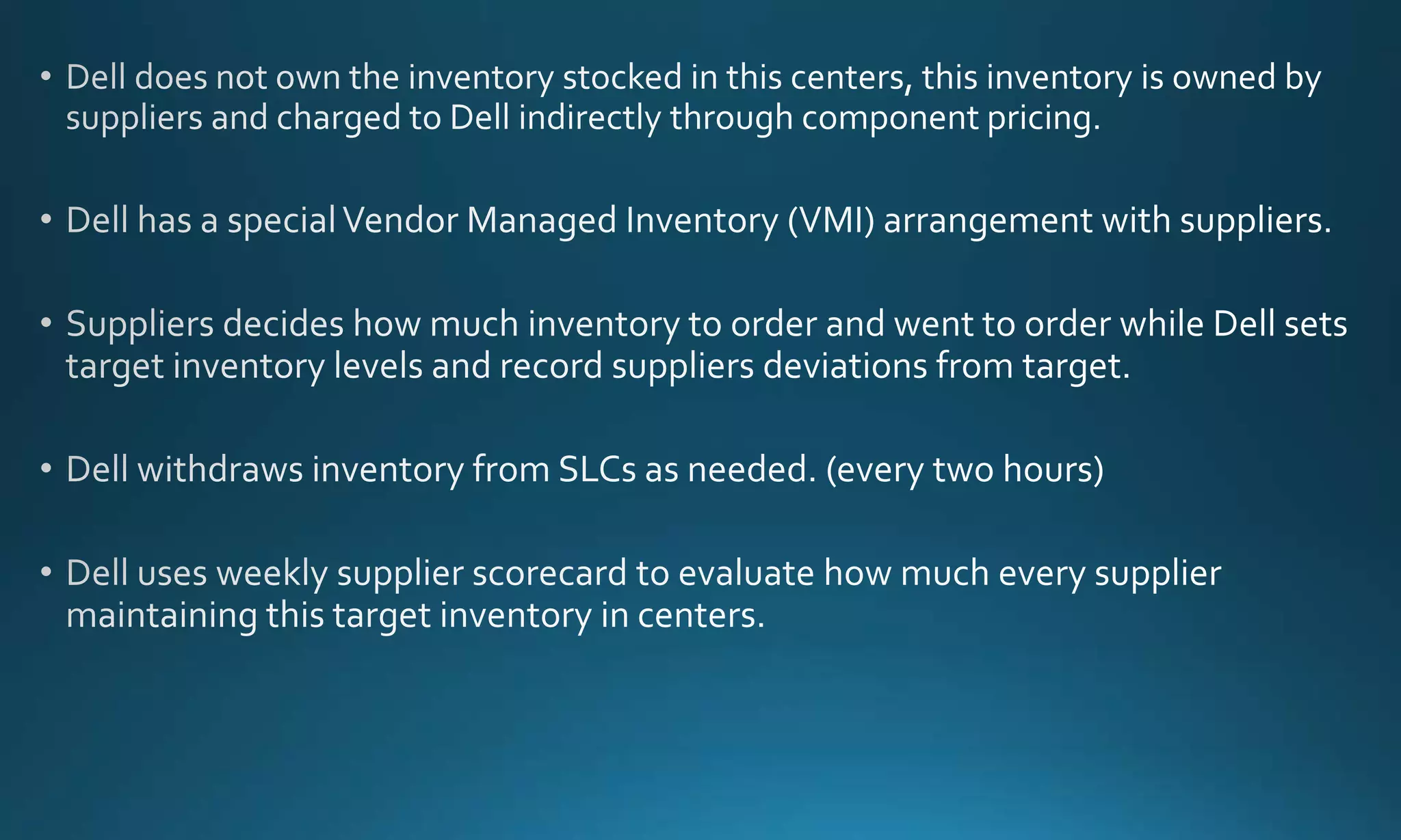Dell direct- Supply Chain Management | PPTX