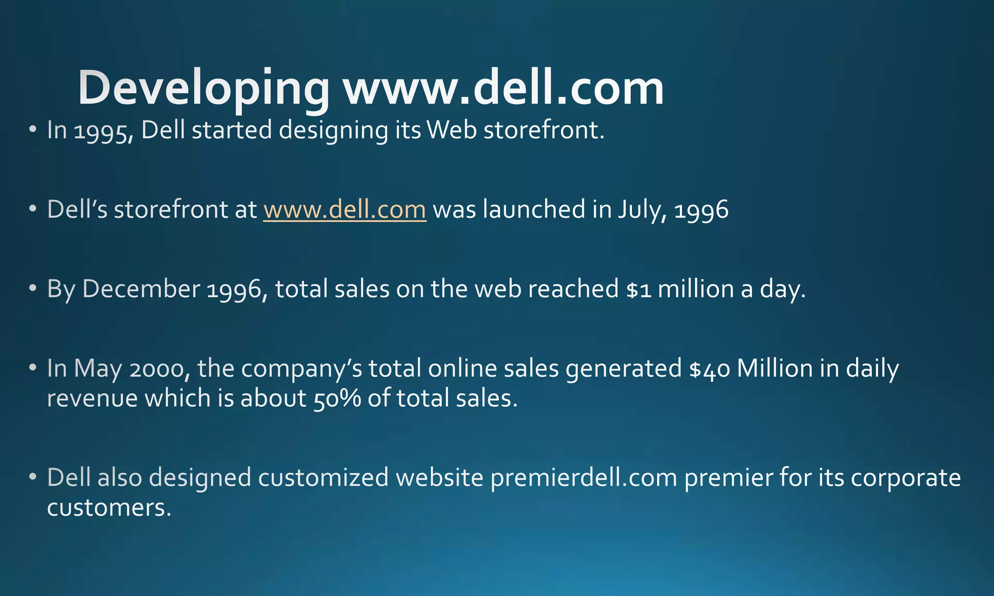 Dell direct- Supply Chain Management | PPTX