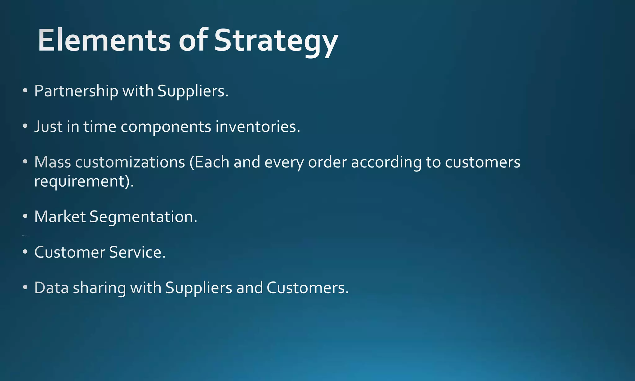Dell direct- Supply Chain Management | PPTX