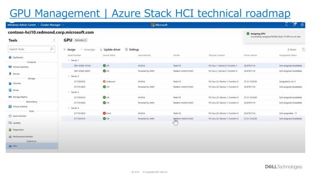 Dell EMC の Azure Stack と GPU | PPT