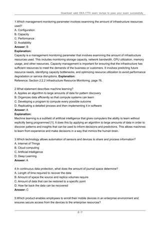 DELL EMC DEA-1TT5 Updated Dumps 2023 | PDF