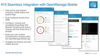 Dell EMC OpenManage Enterprise Ovierview 3.3 | PDF