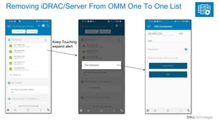 Dell emc open manage mobile "omm" feature tour | PPT