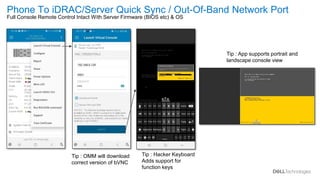 Dell emc open manage mobile "omm" feature tour | PPT