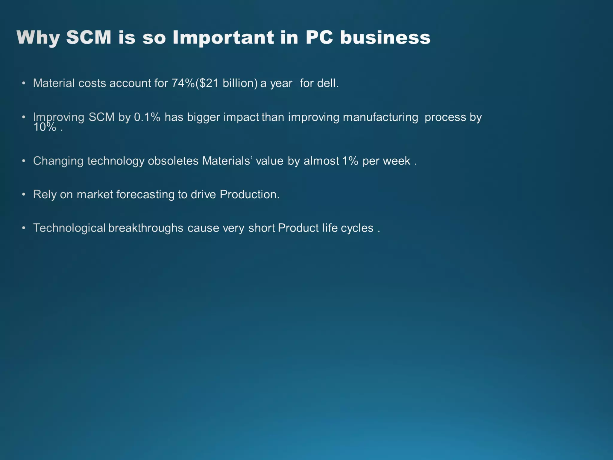 Dell ERP SCM and CRM System | PPT