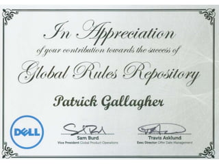 Global Rules Repository | PPTX | Sales | Business