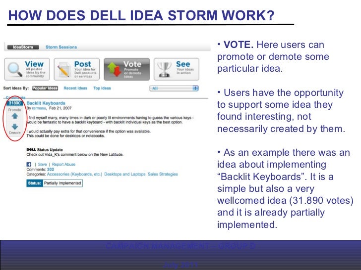 Ideastorm Dell