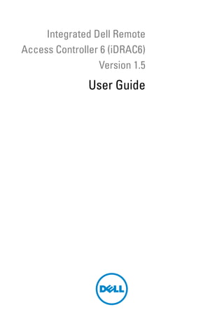 iDRAC6 User Guide | PDF