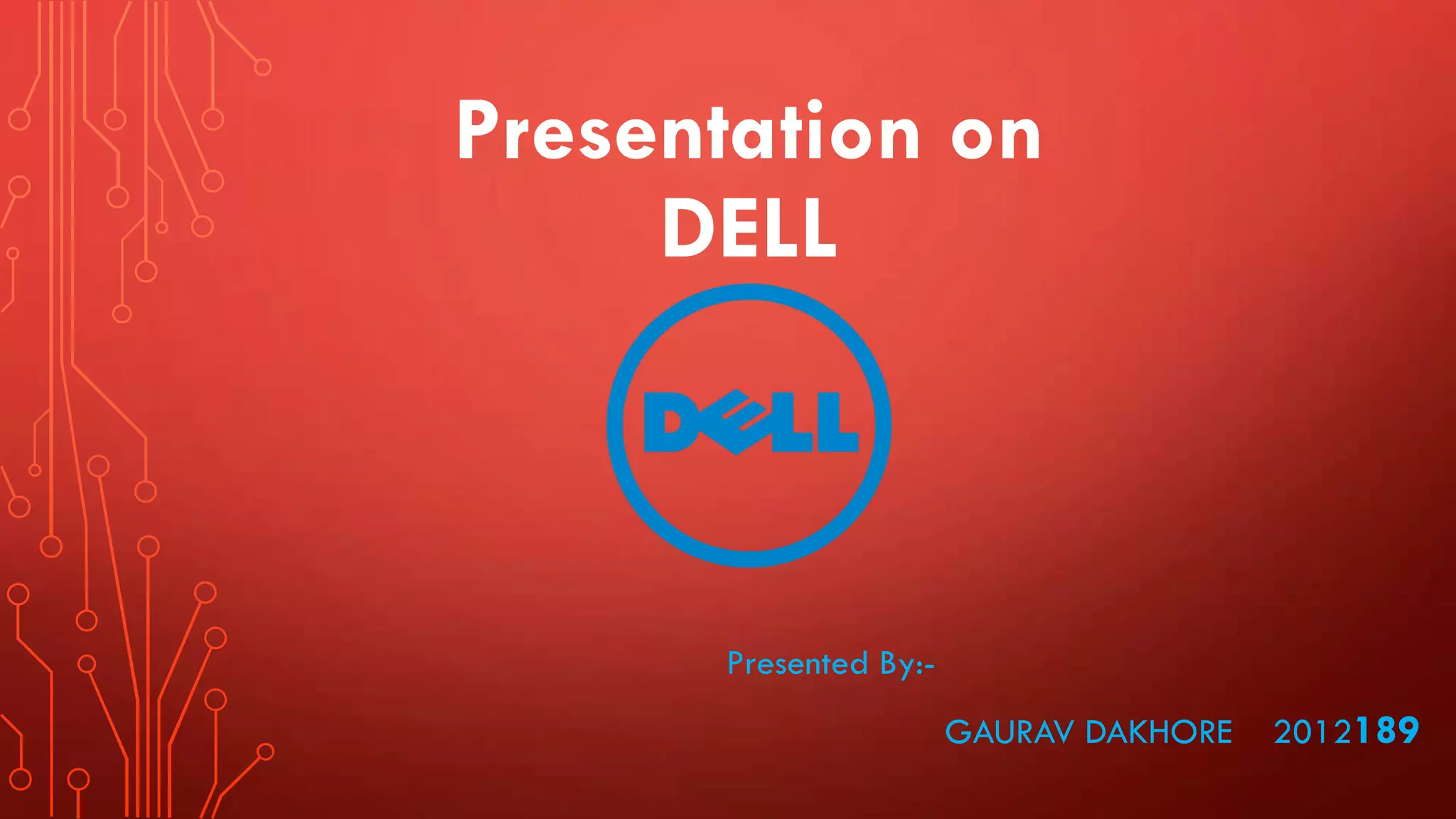 Dell marketing strategy @gd | PPTX