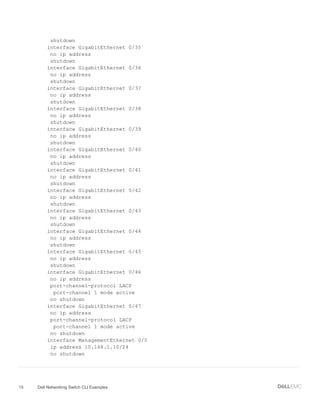Dell Networking Switch Configuration Examples | PDF